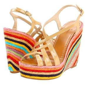 kate spade | Shoes | Kate Spade Rainbow Wedges | Poshmark